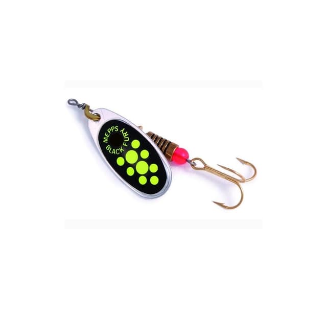 Spinner MEPPS AGLIA-2 4,5g silver/chartreuse prickar - Elgiganten