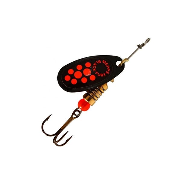 Spinner MEPPS AGLIA-4 8,0g svarta/orange prickar - Elgiganten