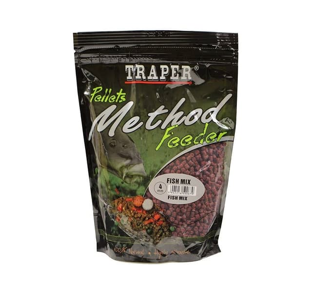 Groundbait TRAPER Method Feeder Pellets Fish Mix 4mm 500g - Elgiganten