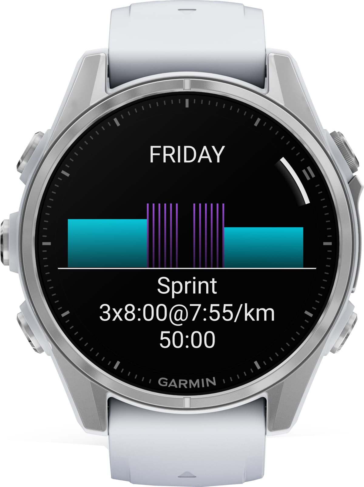Garmin Fenix 8 smartklokke 43 mm (Whitestone) - Elkjøp