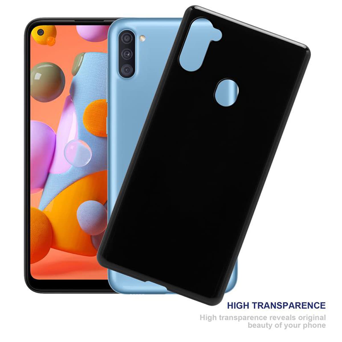 Samsung Galaxy A11 / M11 deksel case cover (svart) - Elkjøp