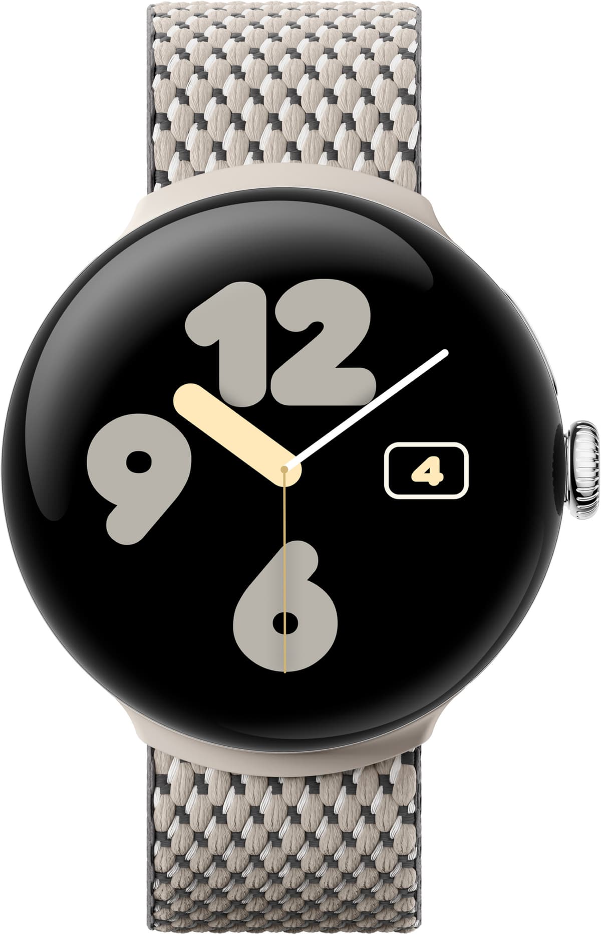 Google Pixel Watch 3 45 mm Wowen Band (beige) - Elkjøp