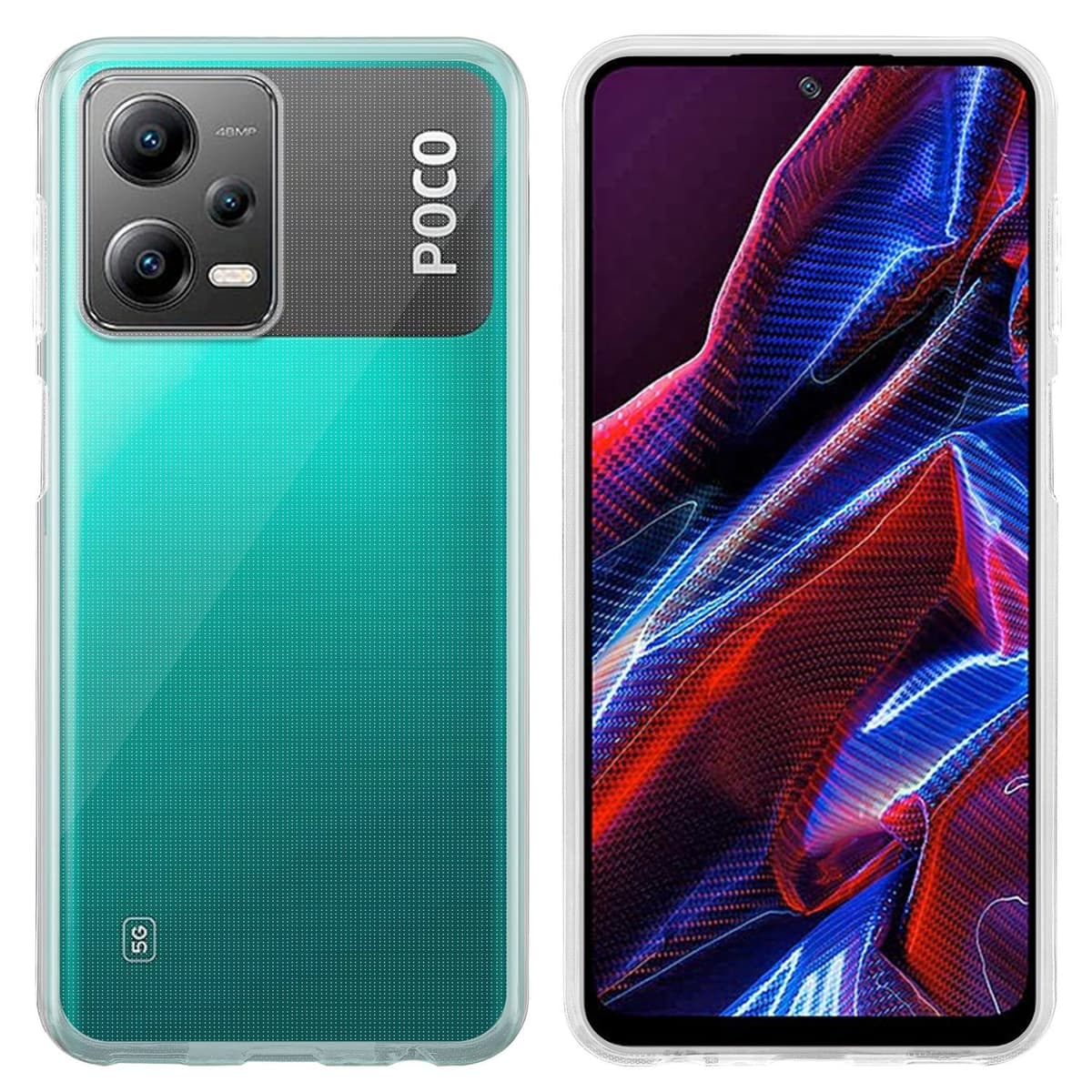 Redmi Note 12 5G Suojakuori Suojakotelo Läpinäkyvä - Gigantti verkkokauppa