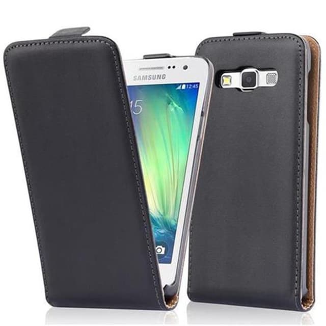 Samsung Galaxy A3 2015 Deksel Flip Case (svart) - Elkjøp