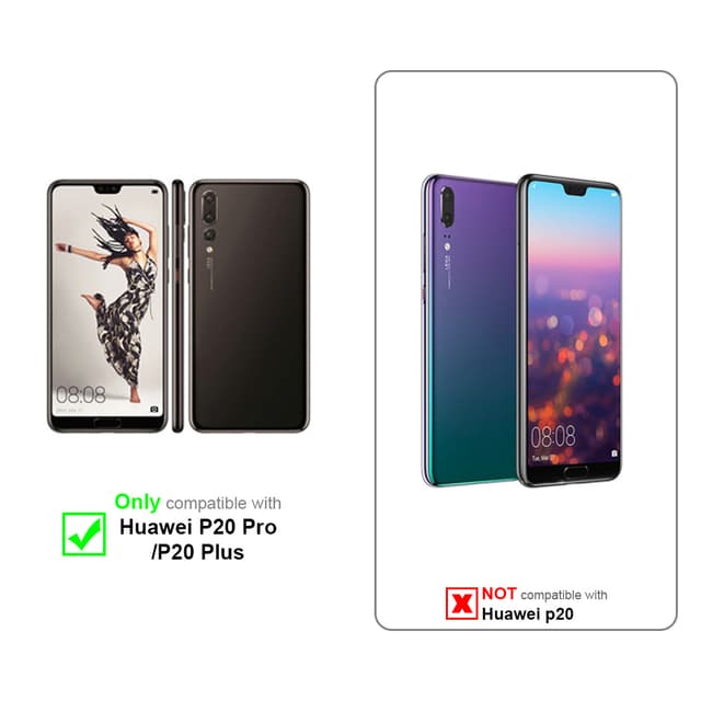 Huawei P20 PRO / P20 PLUS Skal Fodral Case (Röd) - Elgiganten