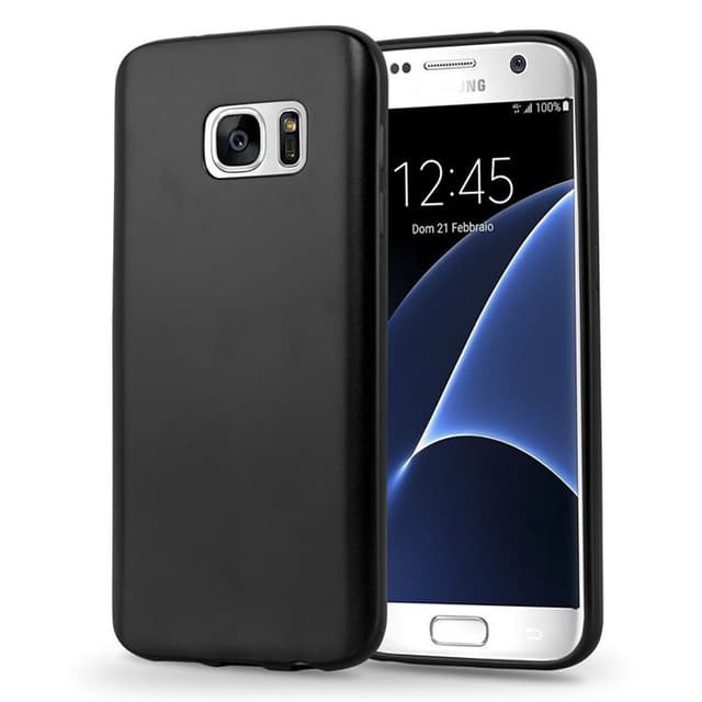 Deksel Samsung Galaxy S7 Case Cover (svart) - Elkjøp