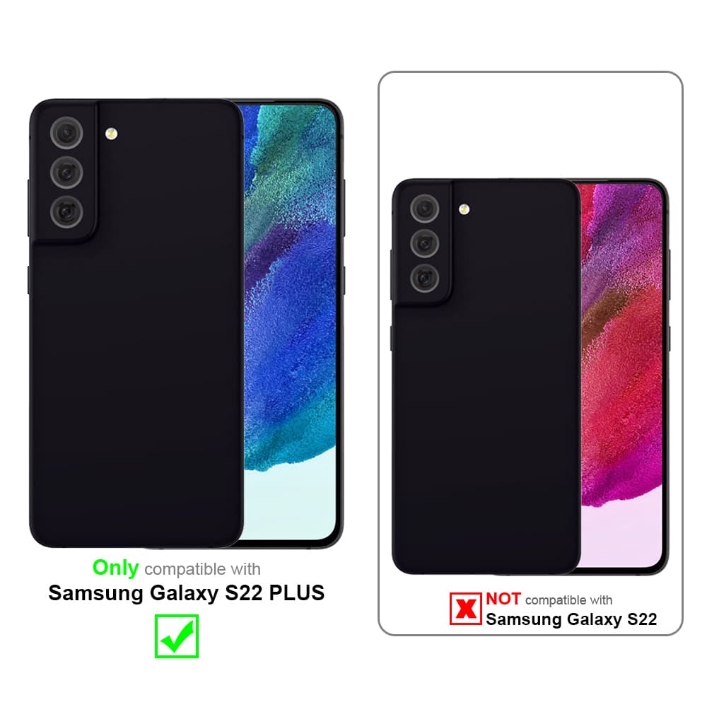 Samsung Galaxy S22 PLUS lommebokdeksel Blomster (rosa) - Elkjøp