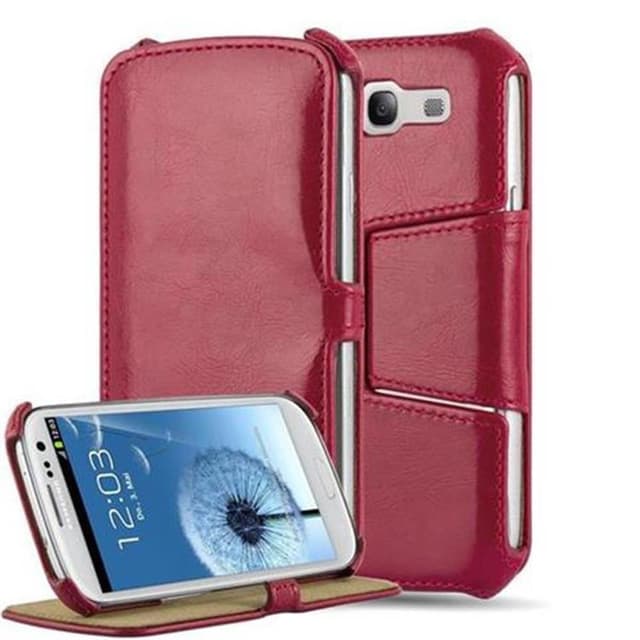 Samsung Galaxy S3 / S3 NEO lommebokdeksel case (rød) - Elkjøp