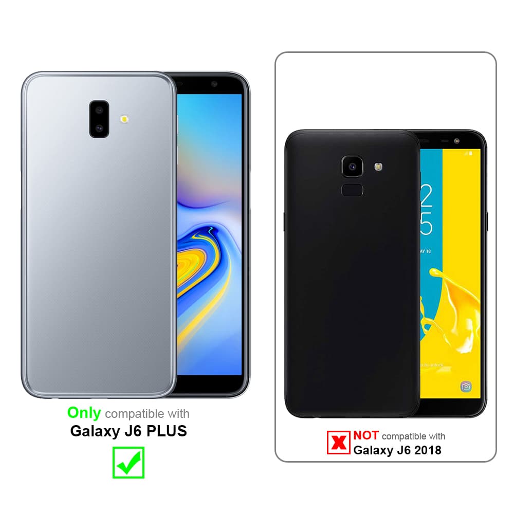 Samsung Galaxy J6 PLUS lommebokdeksel case (rød) - Elkjøp