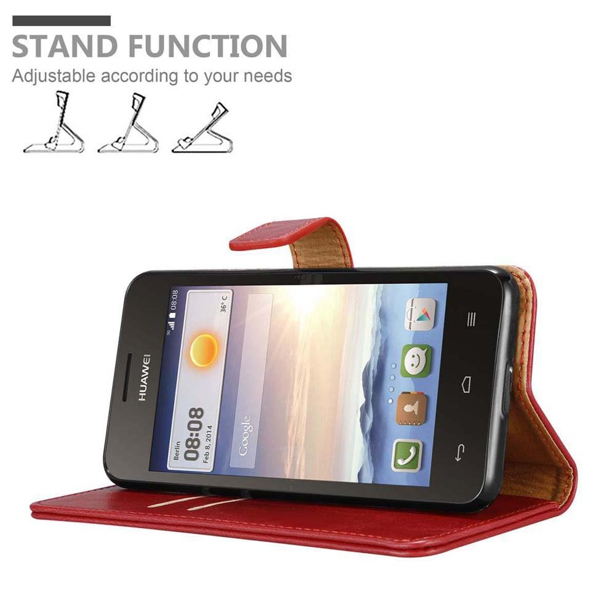 Huawei Y3 / Y3C / Y330 / Y331 / Y360 lommebokdeksel - Elkjøp | Elkjøp