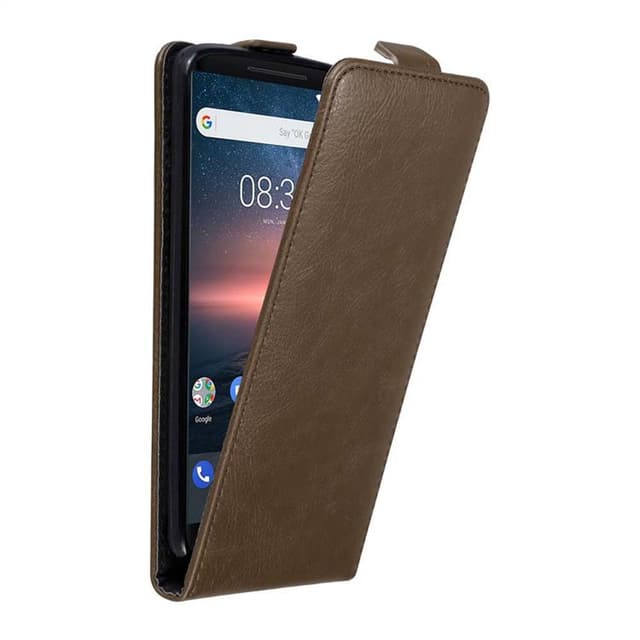 Nokia 8 Sirocco deksel flip cover (brun) - Elkjøp
