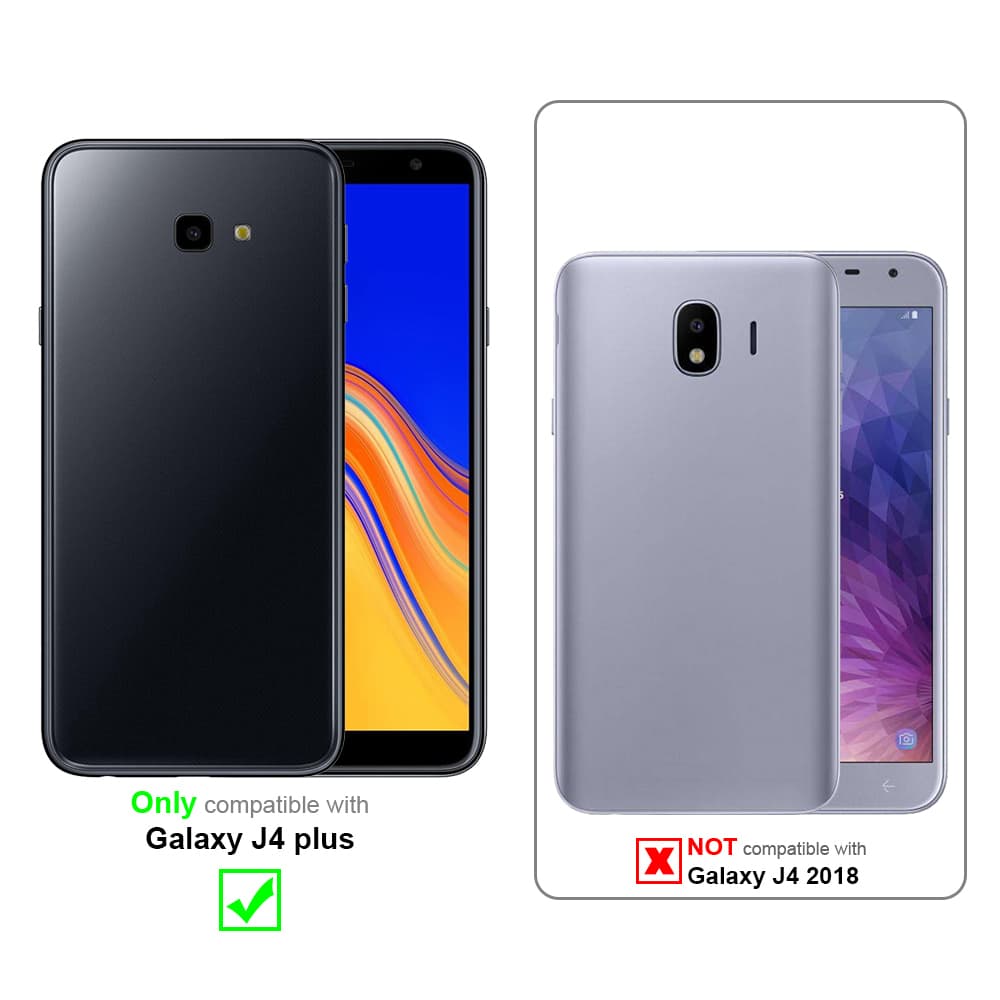Samsung Galaxy J4 PLUS lommebokdeksel case (rød) - Elkjøp