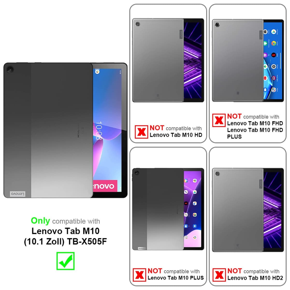 Lenovo Tab M10 (10.1 tomme) TB-X505F deksel til - Elkjøp