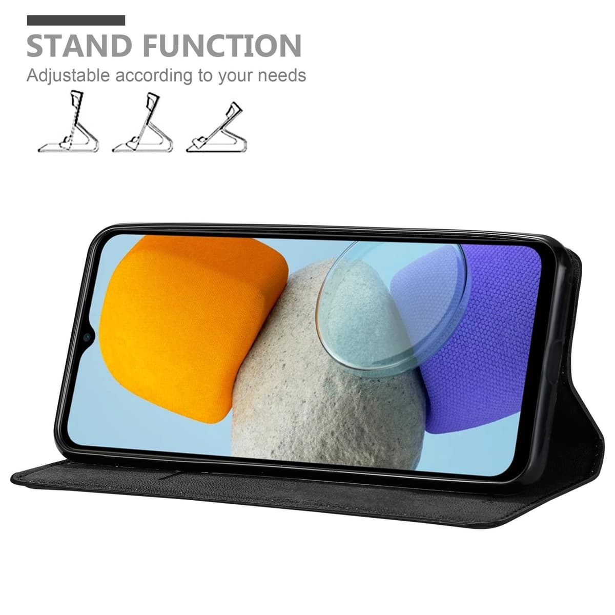 Samsung Galaxy M23 5G lommebokdeksel case (svart) - Elkjøp | Elkjøp