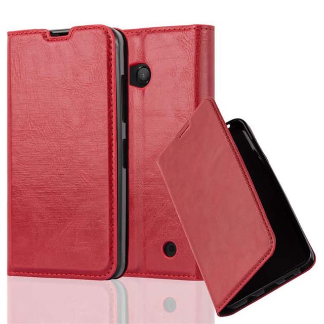Nokia Lumia 550 lommebokdeksel case (rød) - Elkjøp