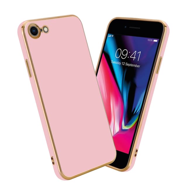 iPhone 7 / 7S / 8 / SE 2020 silikondeksel case (rosa) - Elkjøp