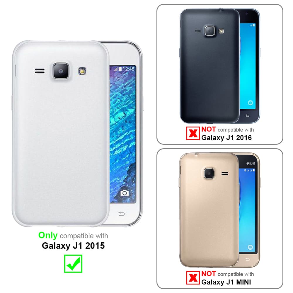 Samsung Galaxy J1 2015 Deksel Case Cover (blå) - Elkjøp