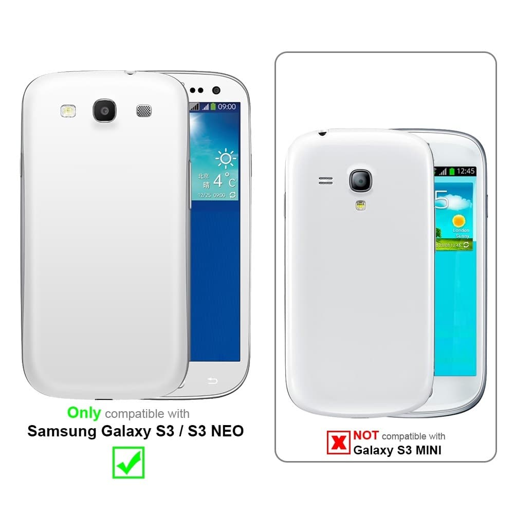 Samsung Galaxy S3 / S3 NEO lommebokdeksel case (svart) - Elkjøp