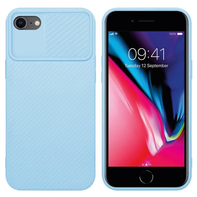 Deksel iPhone 7 / 7S / 8 / SE 2020 cover (blå) - Elkjøp
