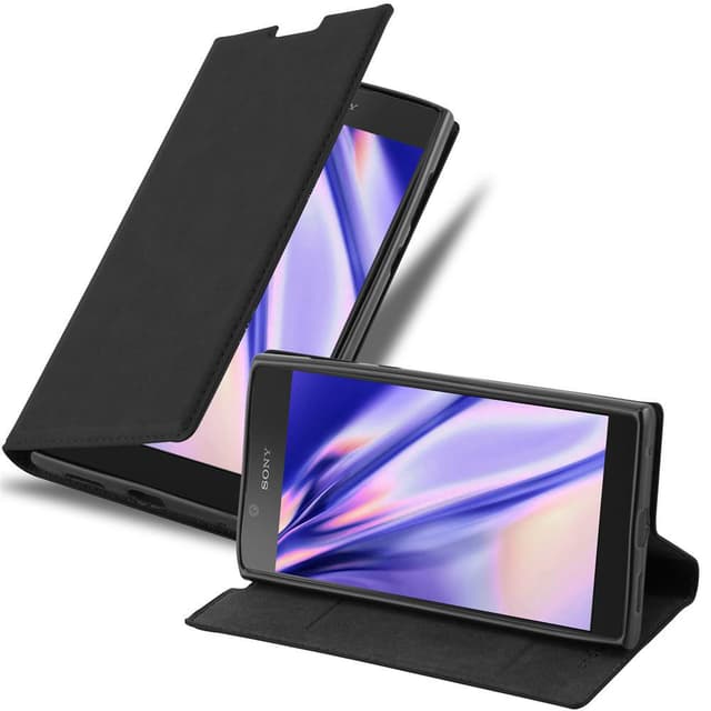 Sony Xperia L1 lommebokdeksel case (svart) - Elkjøp