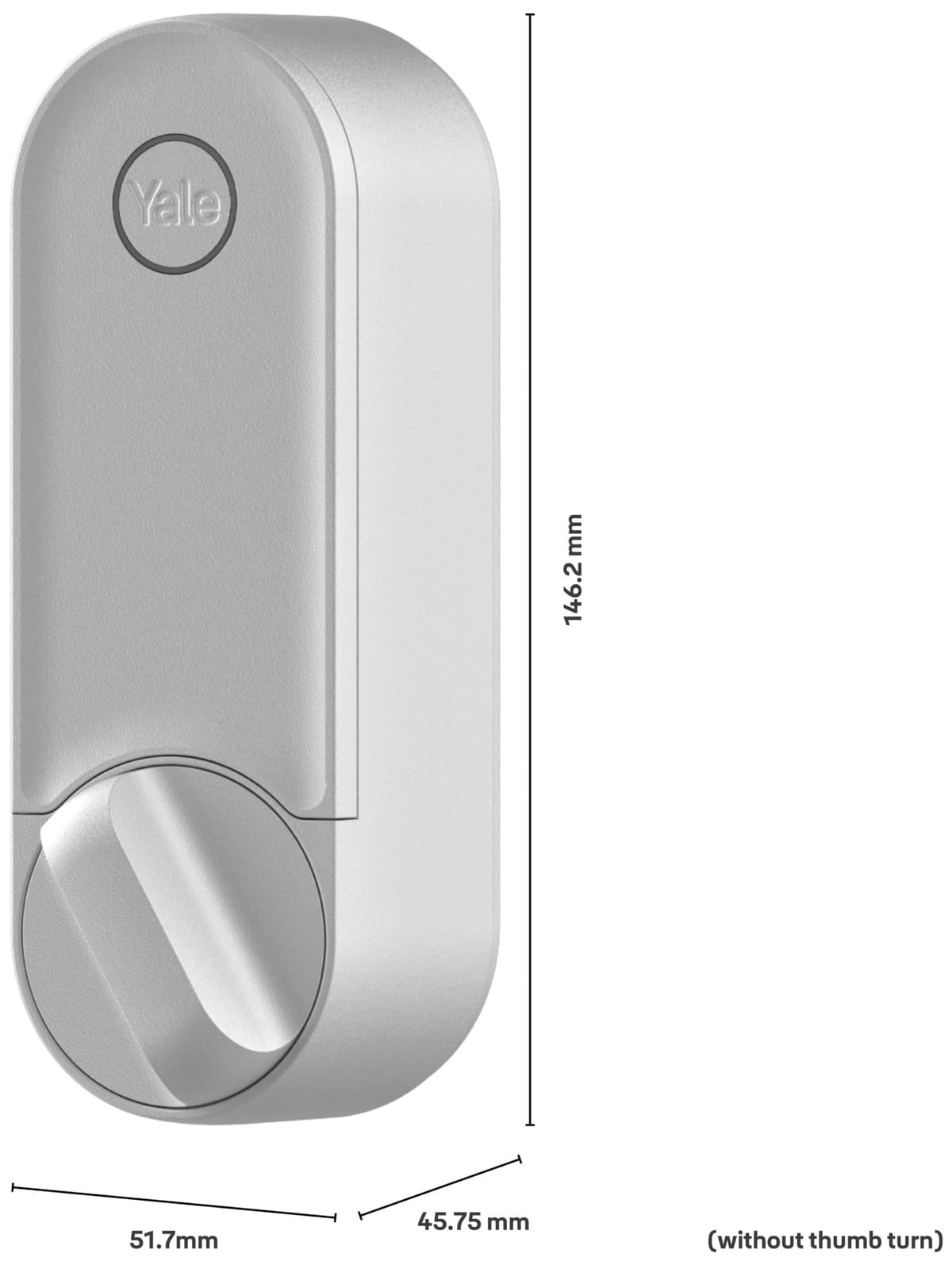 Yale Linus L2 digitalt lås (silver) - Elgiganten