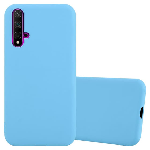 Deksel Huawei NOVA 5 / 5 PRO Silikon cover (blå) - Elkjøp