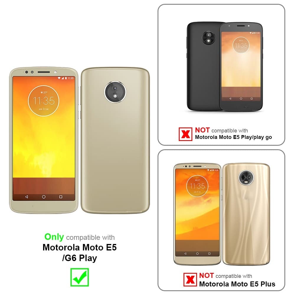 Deksel Motorola MOTO E5 / G6 PLAY Veske (Svart) - Elkjøp | Elkjøp