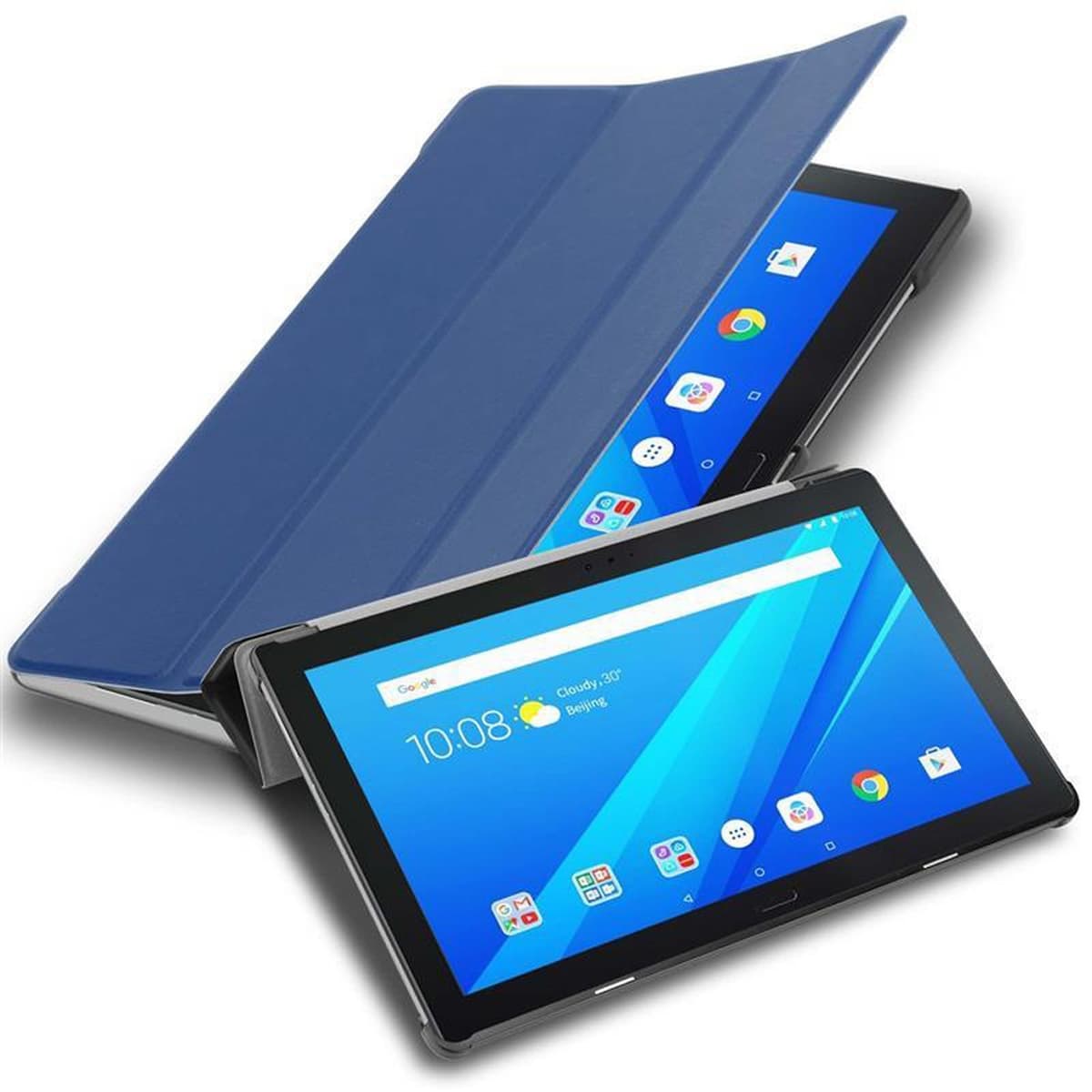 Lenovo Tab 4 10 PLUS (10.1 tum) Skal Fodral Case (Blå) - Elgiganten ...
