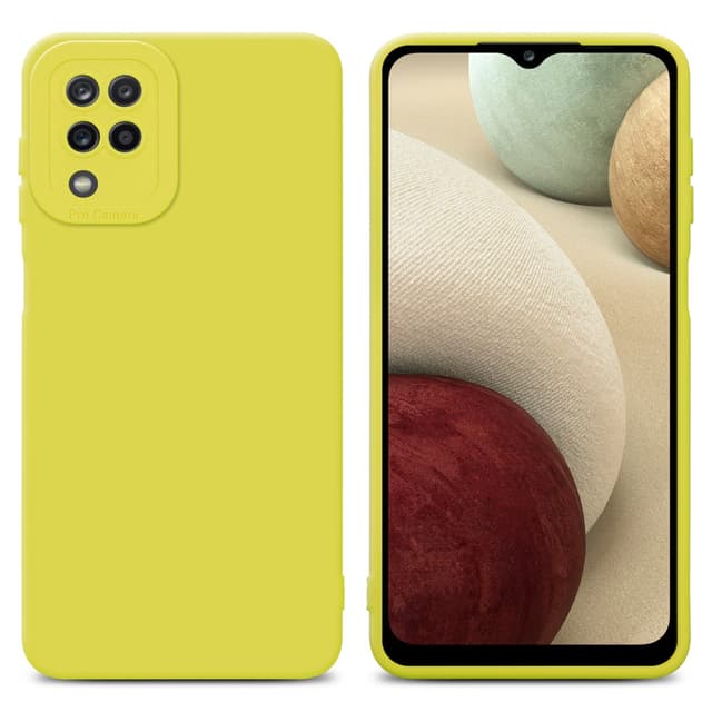 Samsung Galaxy A12 / M12 Cover Etui Case (Gul) | Elgiganten