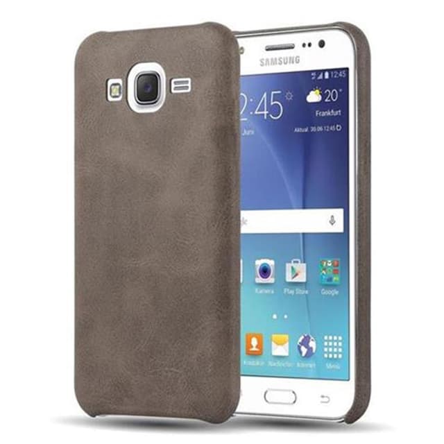 Samsung Galaxy J5 2015 Hardt Deksel Cover (brun) - Elkjøp
