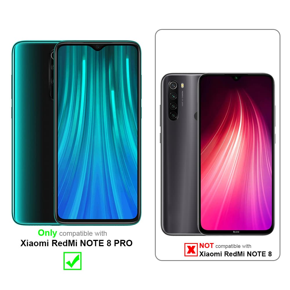 Xiaomi RedMi NOTE 8 PRO lommebokdeksel case (rød) - Elkjøp