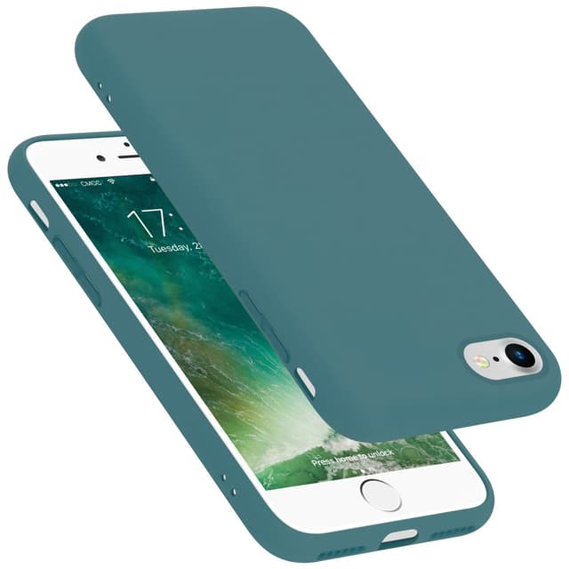 iPhone 7 / 7S / 8 / SE 2020 silikondeksel case (grønn) - Elkjøp