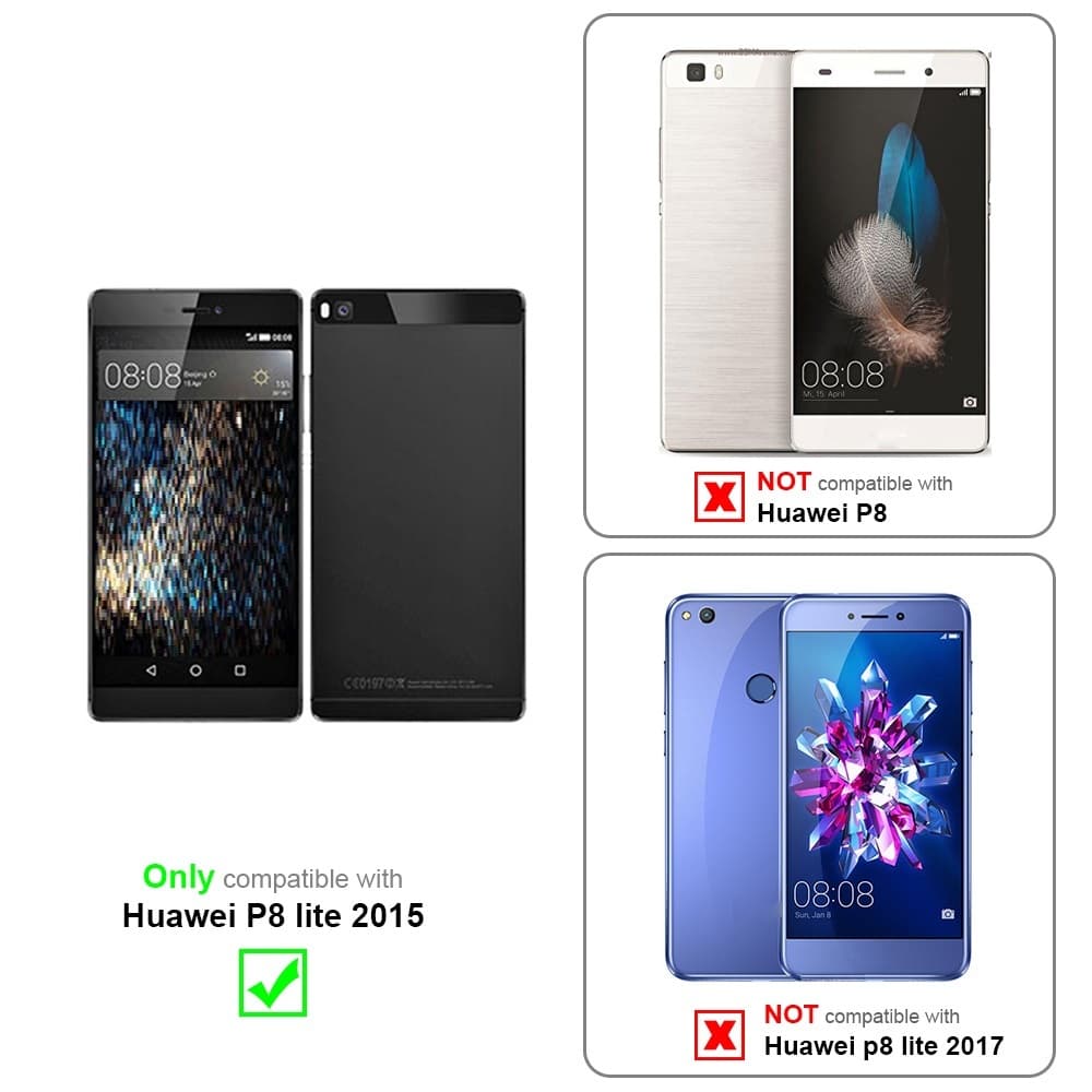 Huawei P8 LITE 2015 Hardt Deksel Cover (svart) - Elkjøp