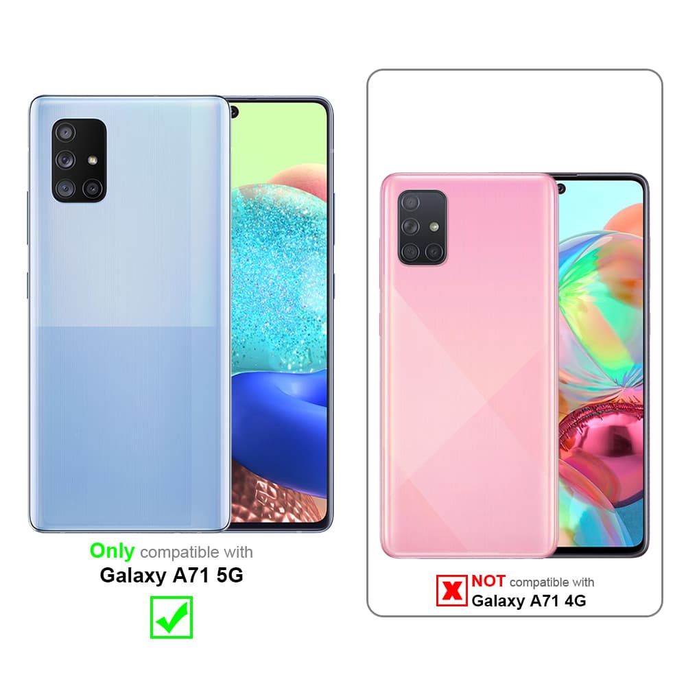 Samsung Galaxy A71 5G silikondeksel cover (svart) - Elkjøp