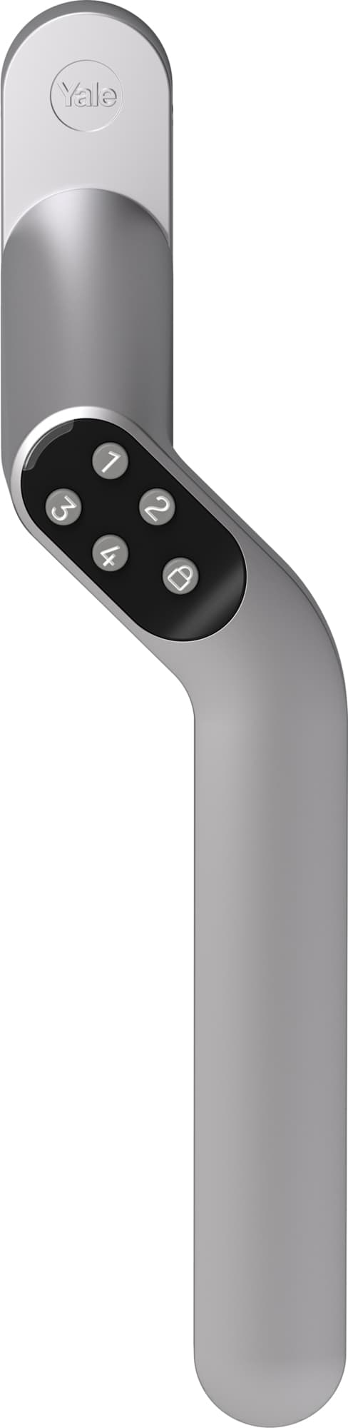 Yale Smart Code Handle höger dörrlås (satinkrom) - Elgiganten - Elgiganten