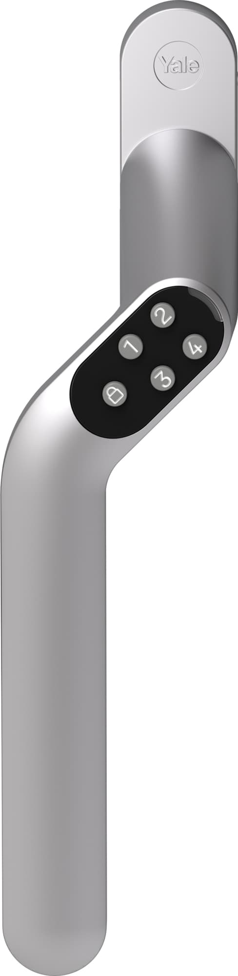Yale Smart Code Handle venstre dørlås (satin chrome) - Elkjøp | Elkjøp