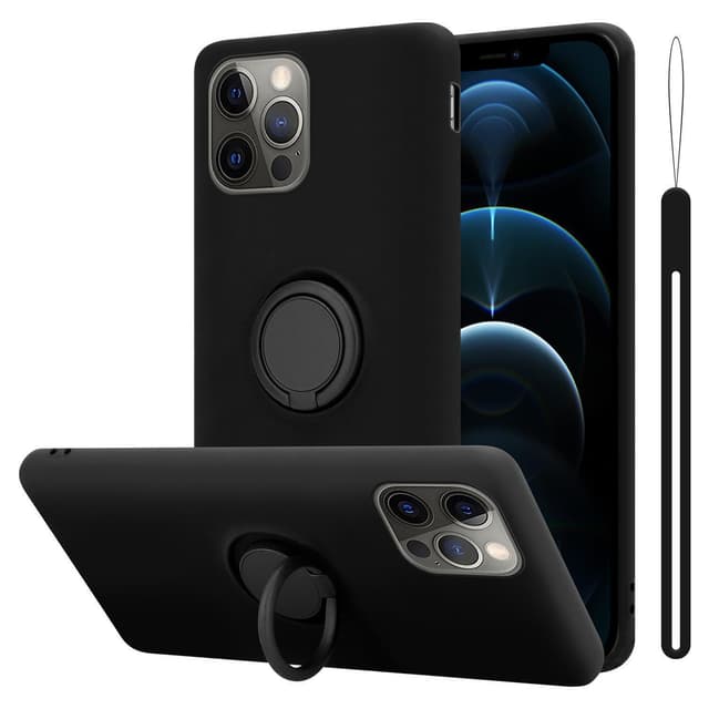 Deksel iPhone 13 PRO MAX Ring Case (svart) - Elkjøp