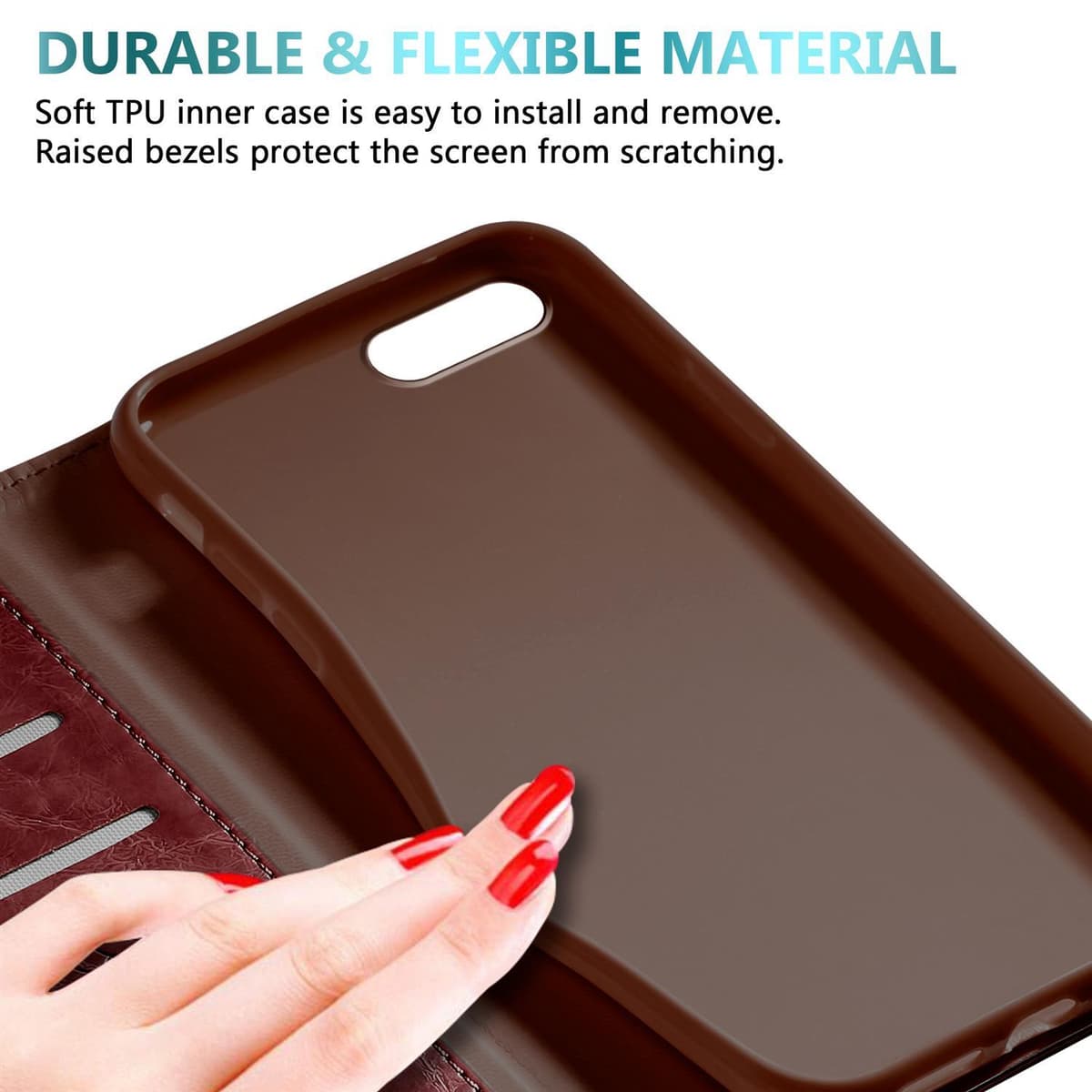 iPhone 7 PLUS / 7S PLUS / 8 PLUS lommebokdeksel etui - Elkjøp | Elkjøp