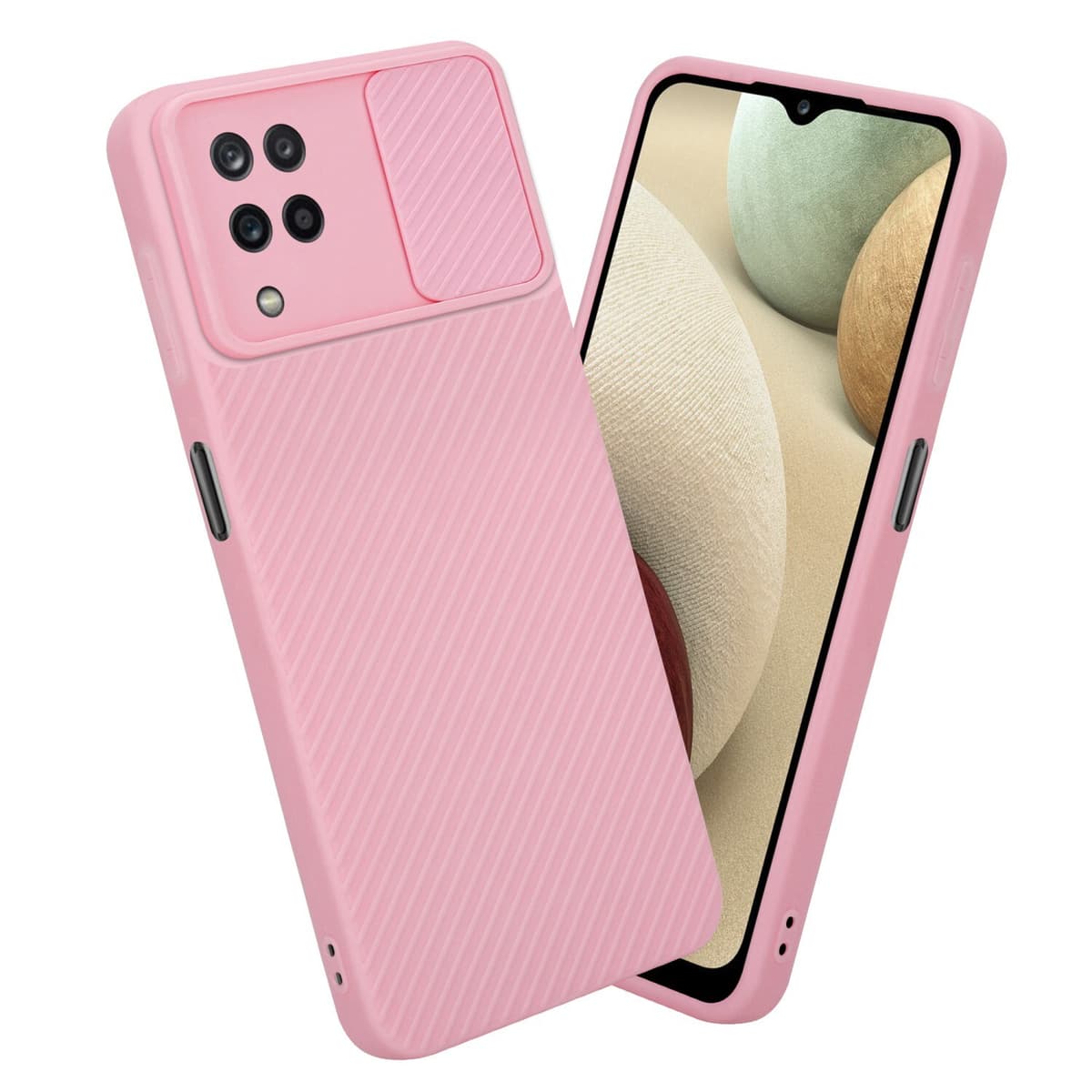 Deksel Samsung Galaxy A12 / M12 cover (rosa) - Elkjøp