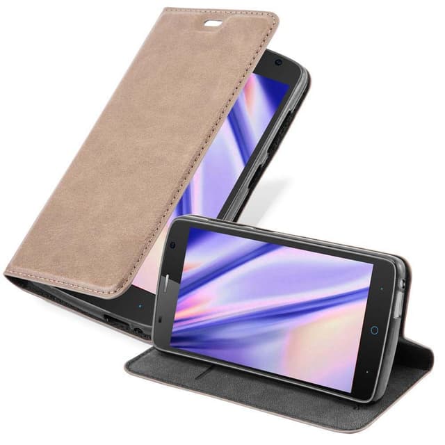 ZTE Blade L5 PLUS lommebokdeksel case (brun) - Elkjøp