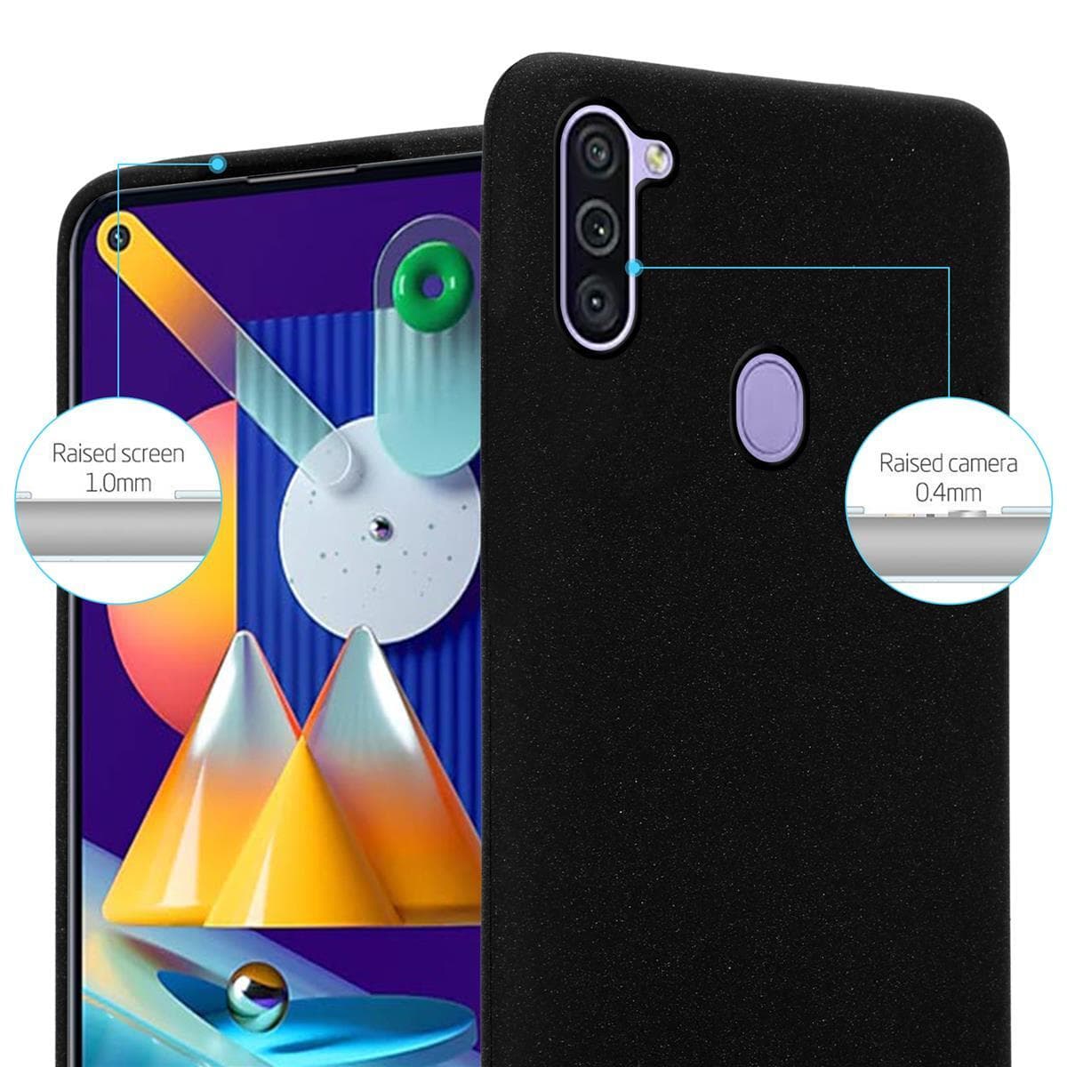 Deksel Samsung Galaxy A11 / M11 case (svart) - Elkjøp