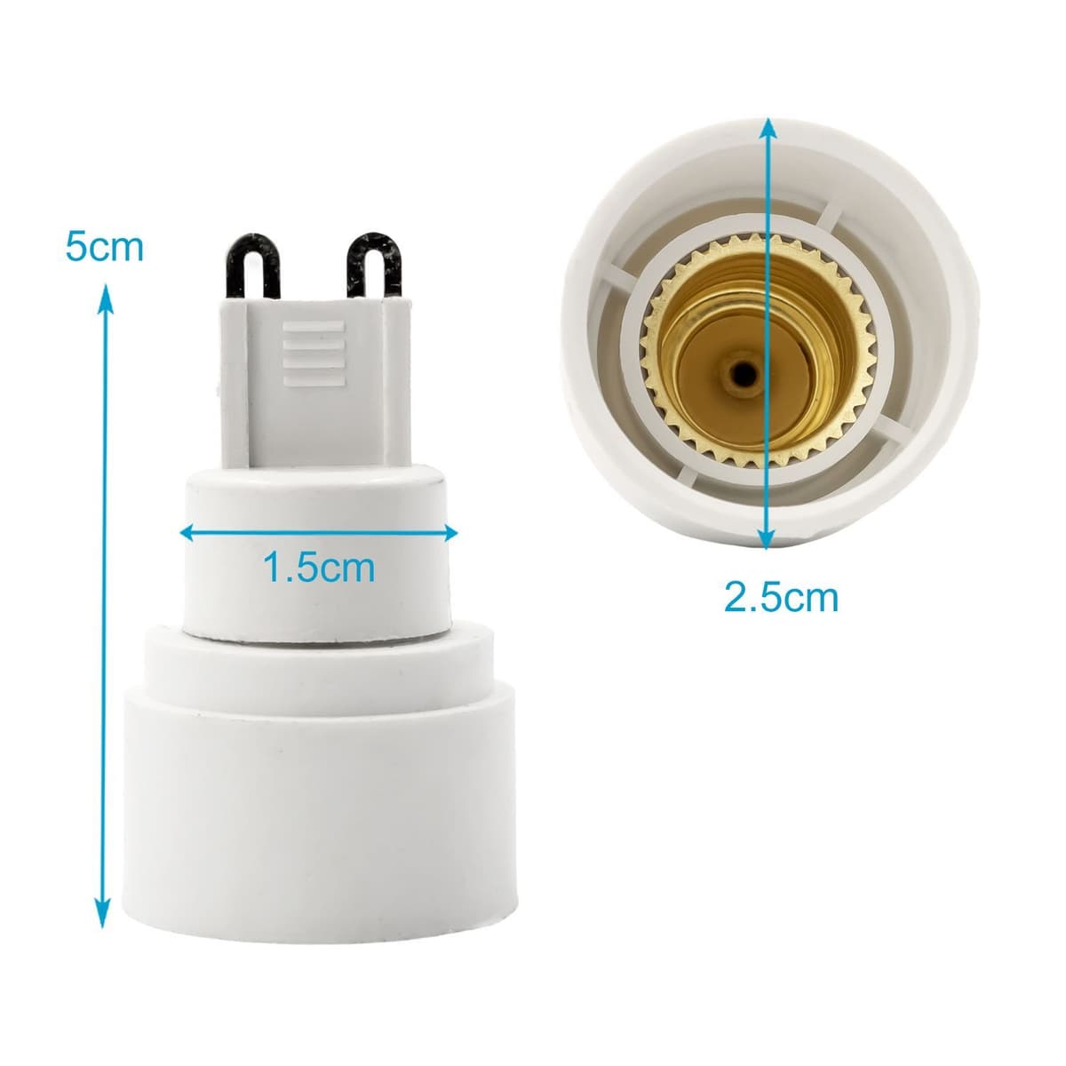 Lampeadapter for omformatering av 4x sett (E40 til E27) - Elkjøp | Elkjøp