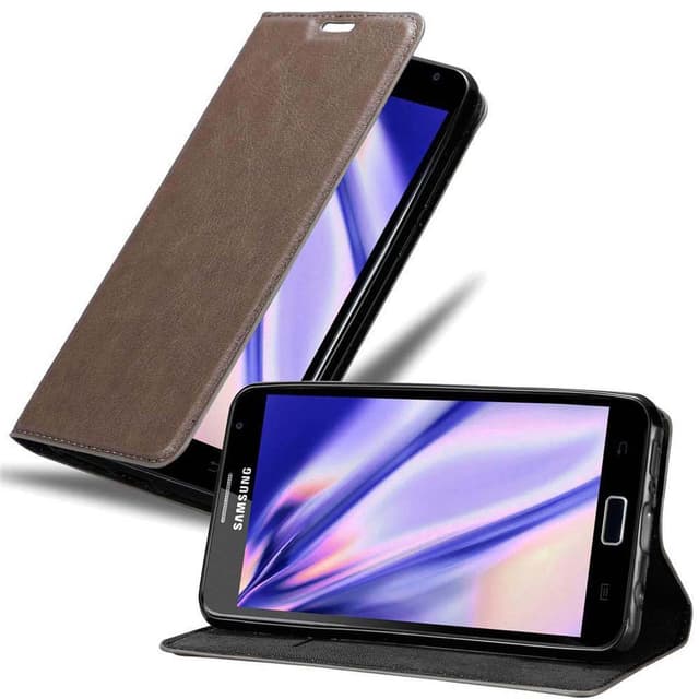 Samsung Galaxy NOTE 1 lommebokdeksel case (brun) - Elkjøp