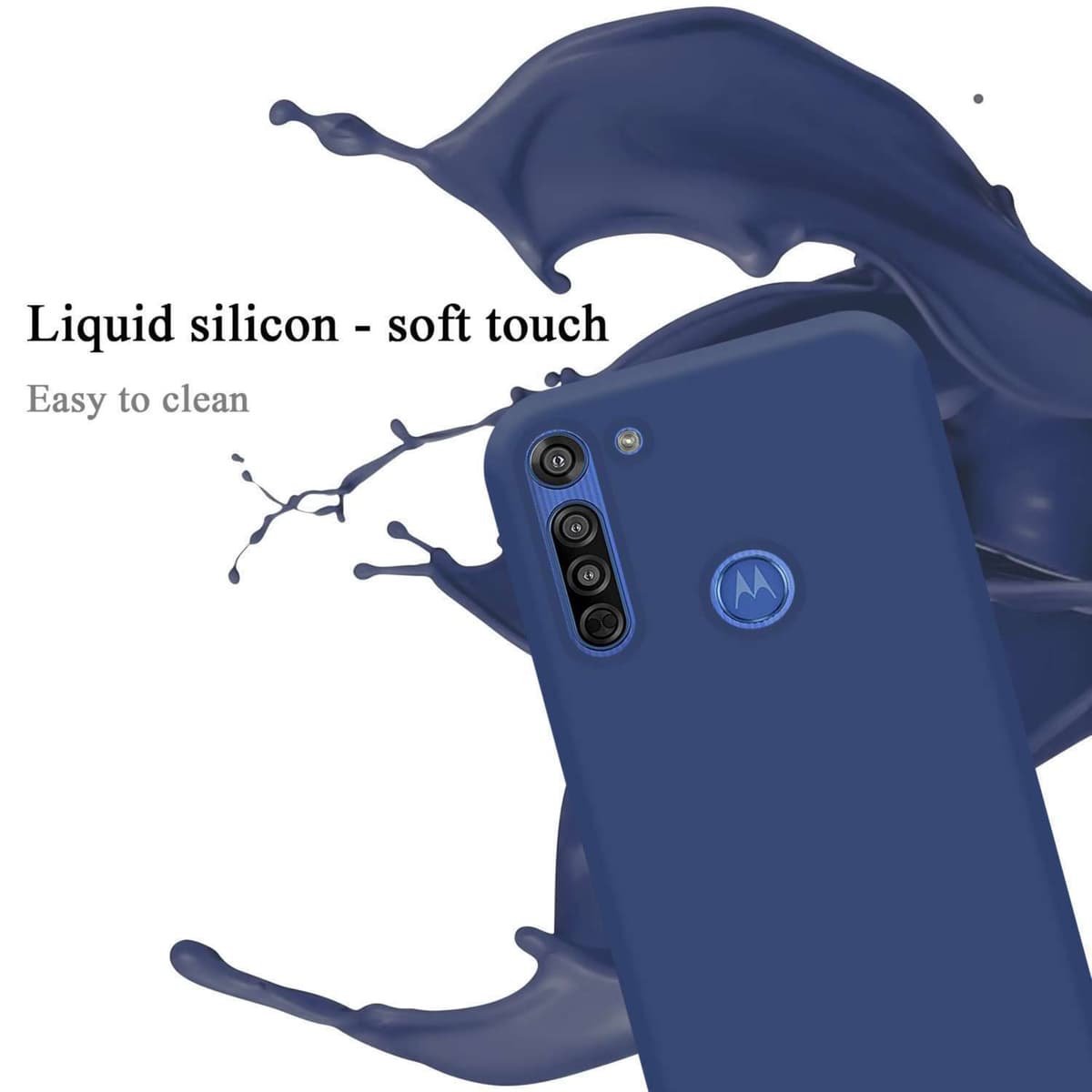 Motorola MOTO G8 deksel case cover (Blå) - Elkjøp