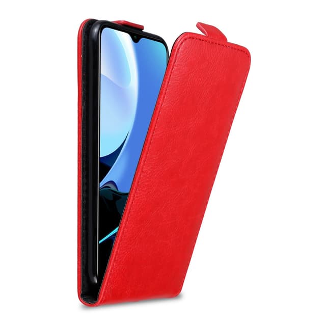 Xiaomi RedMi 9T / POCO M3 Flipfodral Skal (Röd) - Elgiganten