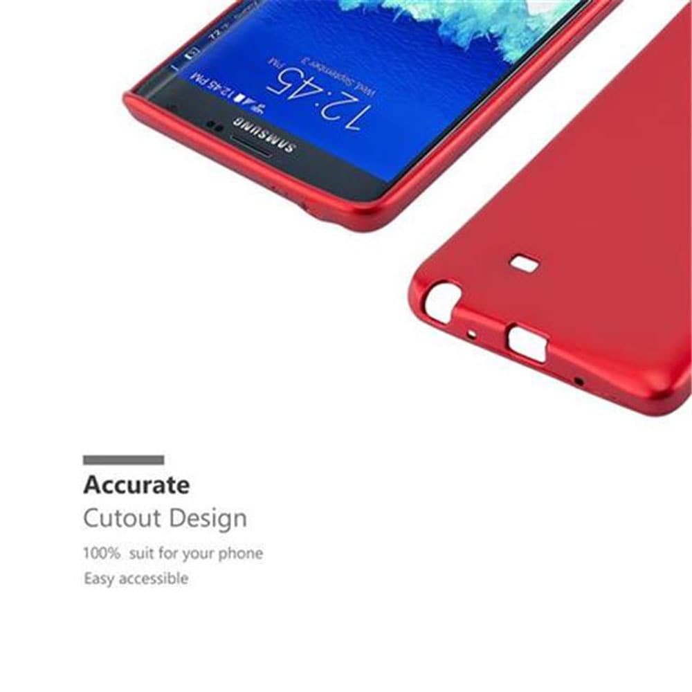 Deksel Samsung Galaxy NOTE EDGE Case Cover (rød) - Elkjøp