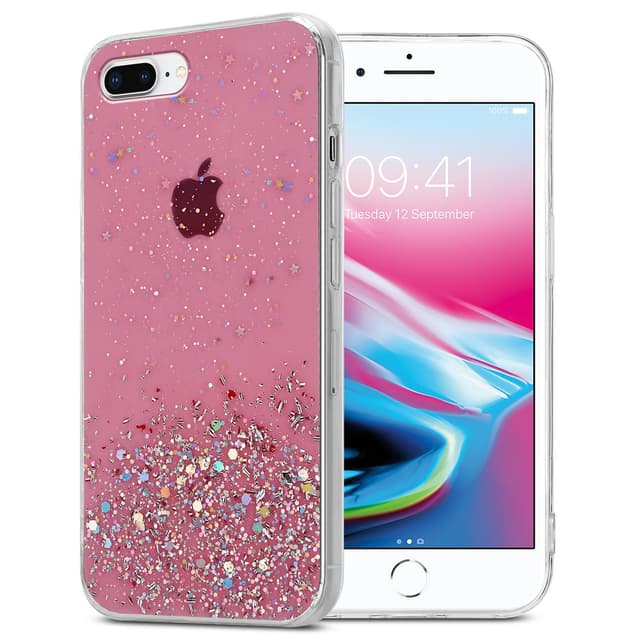 iPhone 7 PLUS / 7S PLUS / 8 PLUS Silikondeksel Glitter - Elkjøp