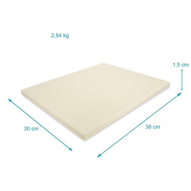 Pizzasten Baksten 38 x 30 x 1.5 cm (Beige) - Elgiganten