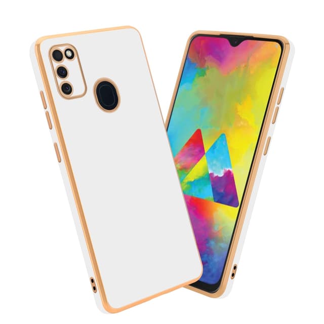 Samsung Galaxy M21 / M30s silikondeksel case (hvit) - Elkjøp