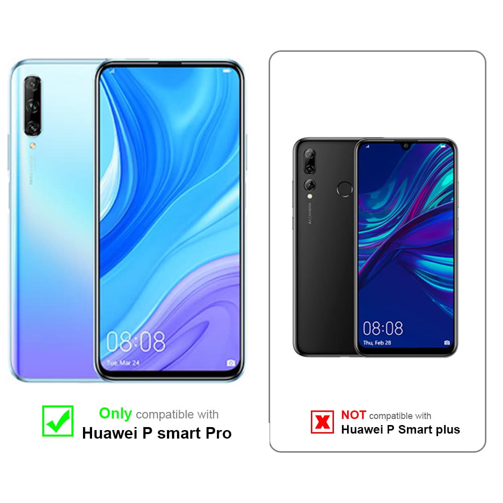 Huawei P SMART PRO lommebokdeksel case (rød) - Elkjøp